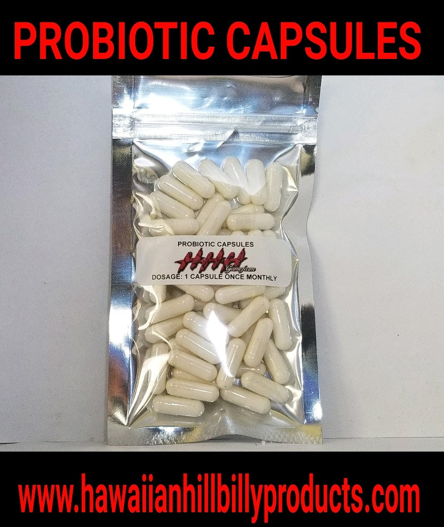 PROBIOTIC CAPSULES – HAWAIIAN HILLBILLY FARMS